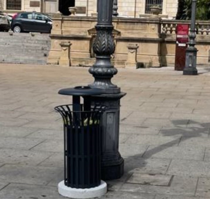 Sassari, al via installazione di nuovi cestini stradali getta carte | Cagliaripad